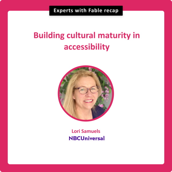 Webinars: Experts with Fable